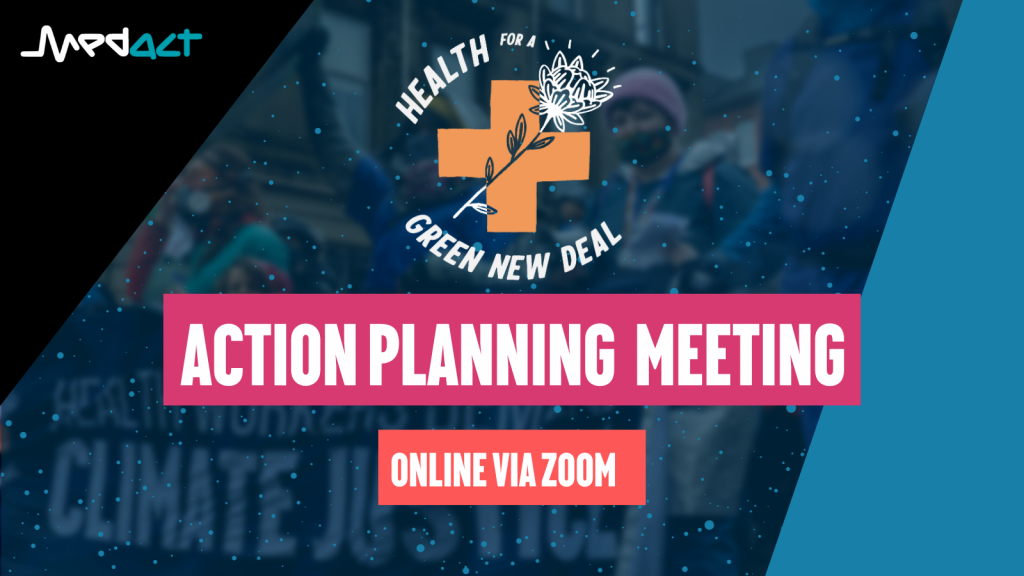 Health for a Green New Deal: Action Planning Meeting - Medact Calendar